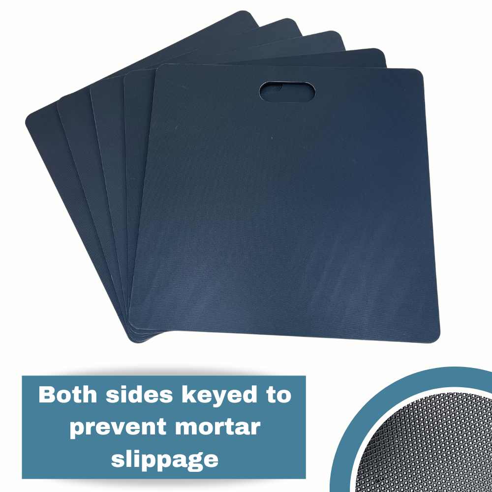 Mortar Spot Boards - Reduced slippage with key surfaces